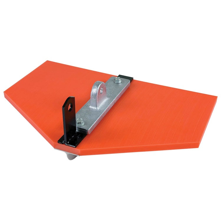 8"x 12" 1-1/2"D 1/4"R Orange Thunder® with KO-20™ Technology Angle Gro ...